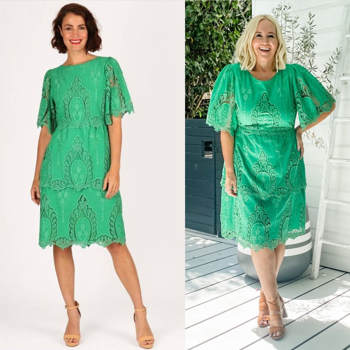 Model and Me... Nikki in our Alice Lace Dress xo – Maiocchi