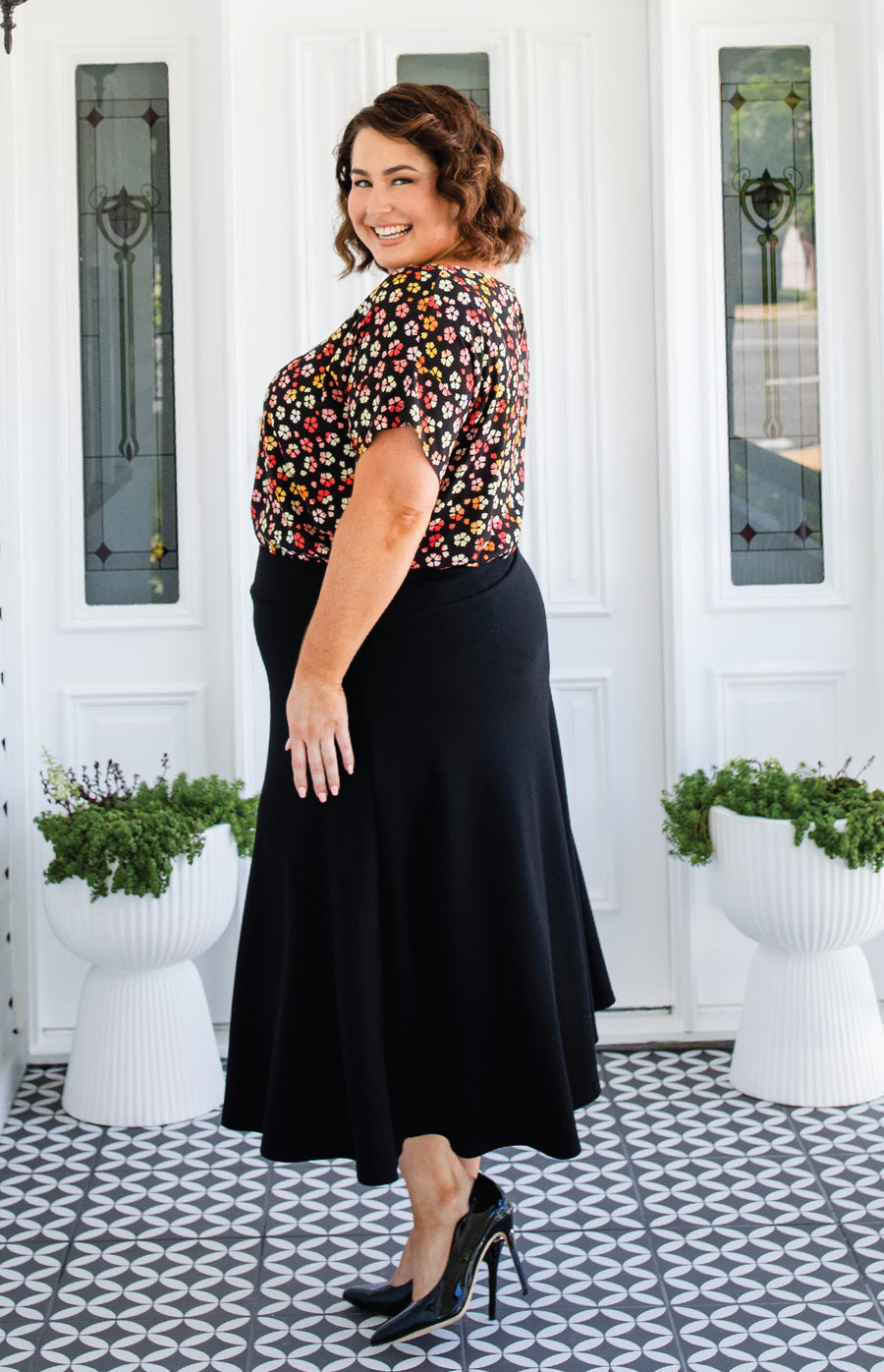 Our Favourite Ponte Skirt in black – Maiocchi