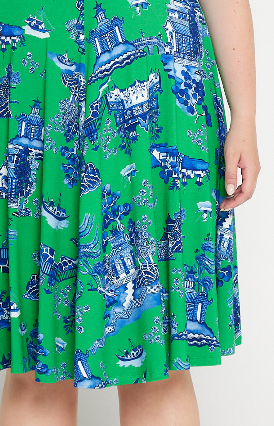 Cleo Dress in something green – Maiocchi